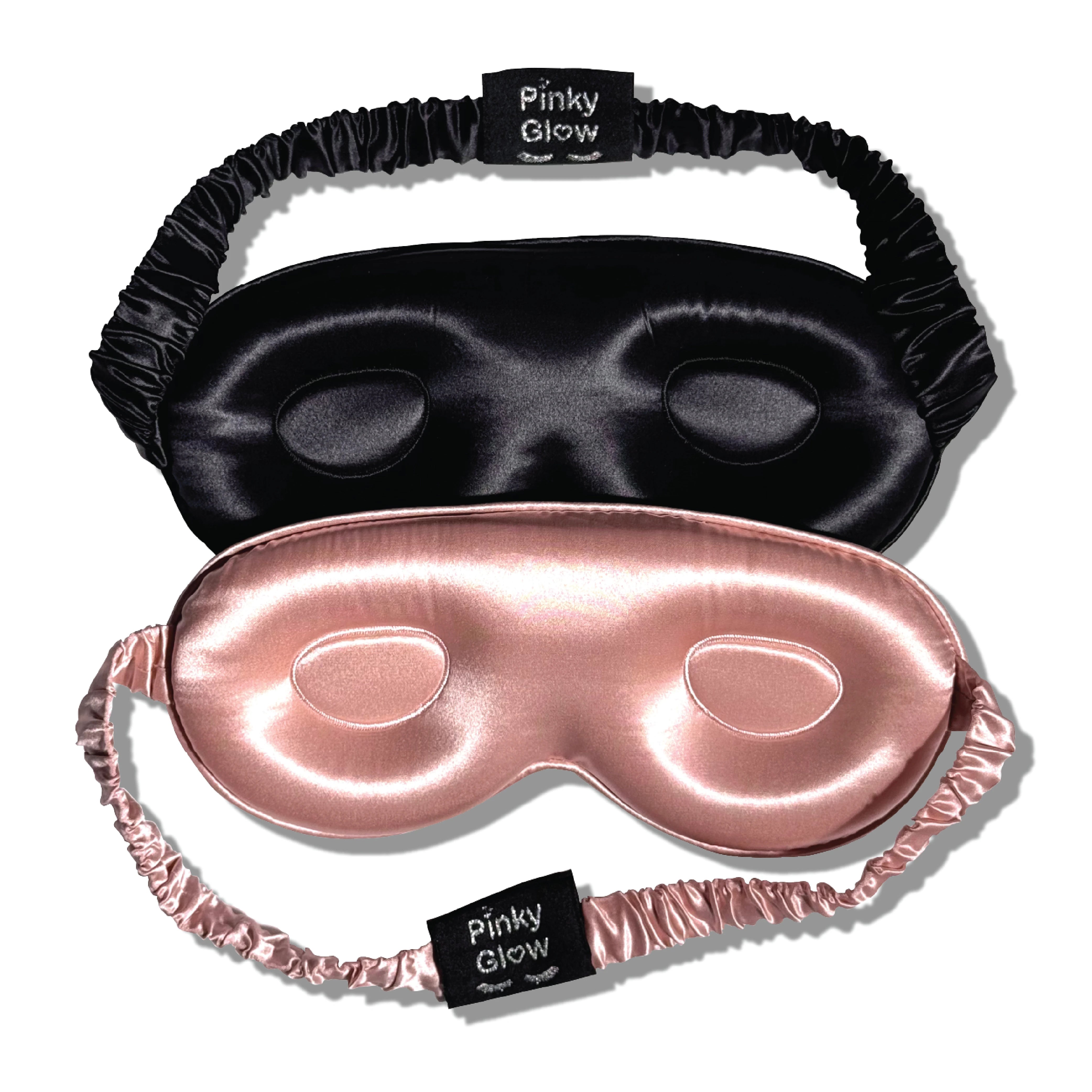 3D Silk Eye Cover - For Eyelash Protection – PinkyGlow